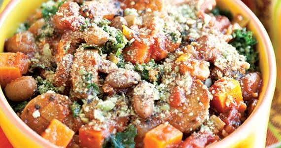 Hearty Fall Stew with Ground Pumpkin Seeds - alive magazine