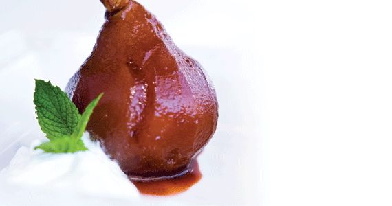 Poached Spice Pears - alive magazine