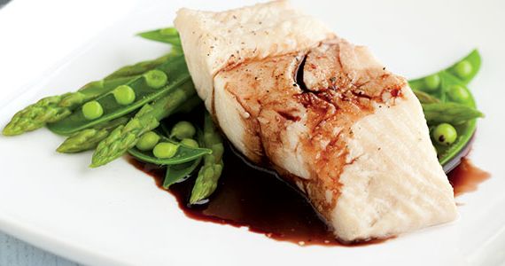 Poached Sablefish with Cherry Sauce - alive magazine