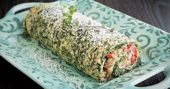 Spinach Mushroom Roulade - alive magazine