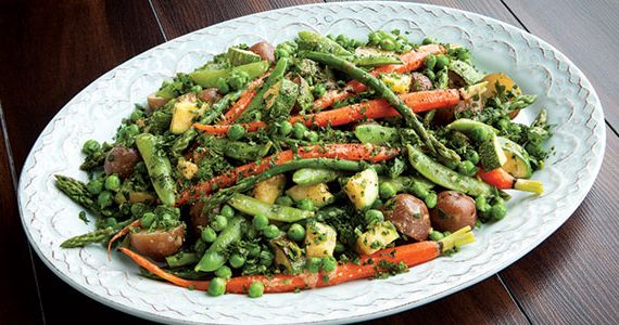 Springtime Vegetable Medley with Miso Butter and Spring Herbs - alive ...