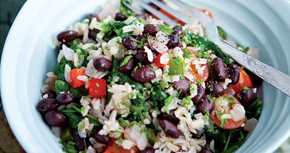 Black Bean and Brown Rice Veggie Bowl - alive magazine