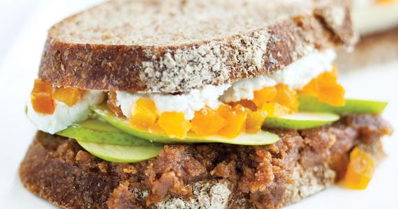 Almond Pear Sandwich - alive magazine