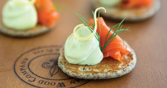 Blinis with Avocado Yogurt and Smoked Salmon - alive magazine