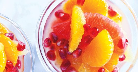 Citrus and Pomegranate Seed Cocktail - alive magazine