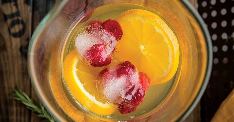 Raspberry Leaf, Rosemary, and Orange Iced Tea - alive magazine