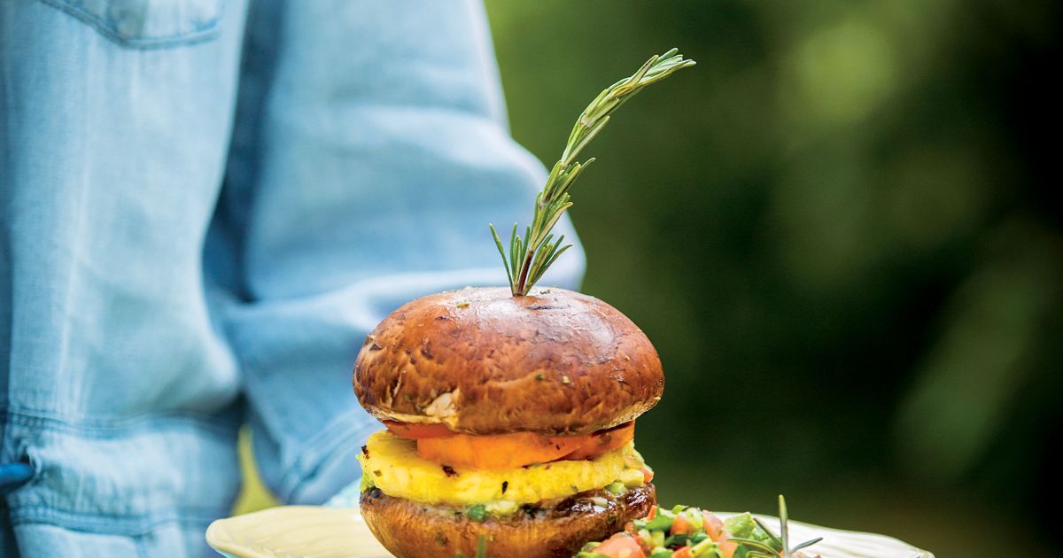 Hawaiian Portobello Pineapple Stacks - alive magazine