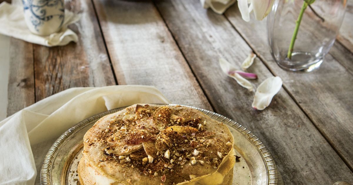 Apple Pie Crepe Cake - alive magazine