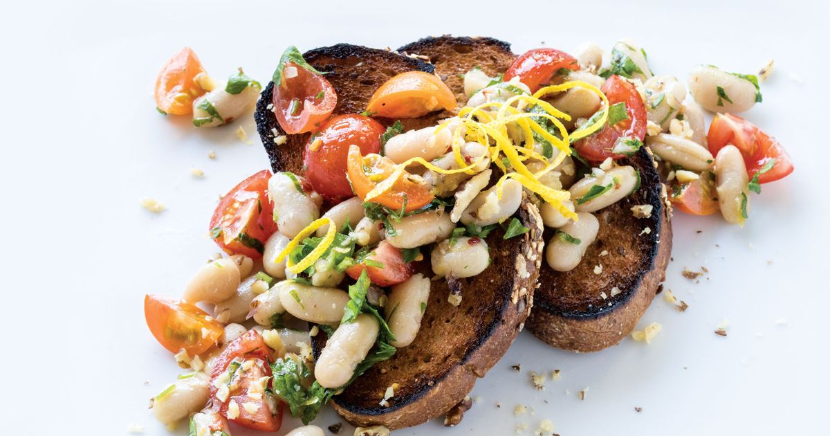 Marinated Beans on Toast - alive magazine