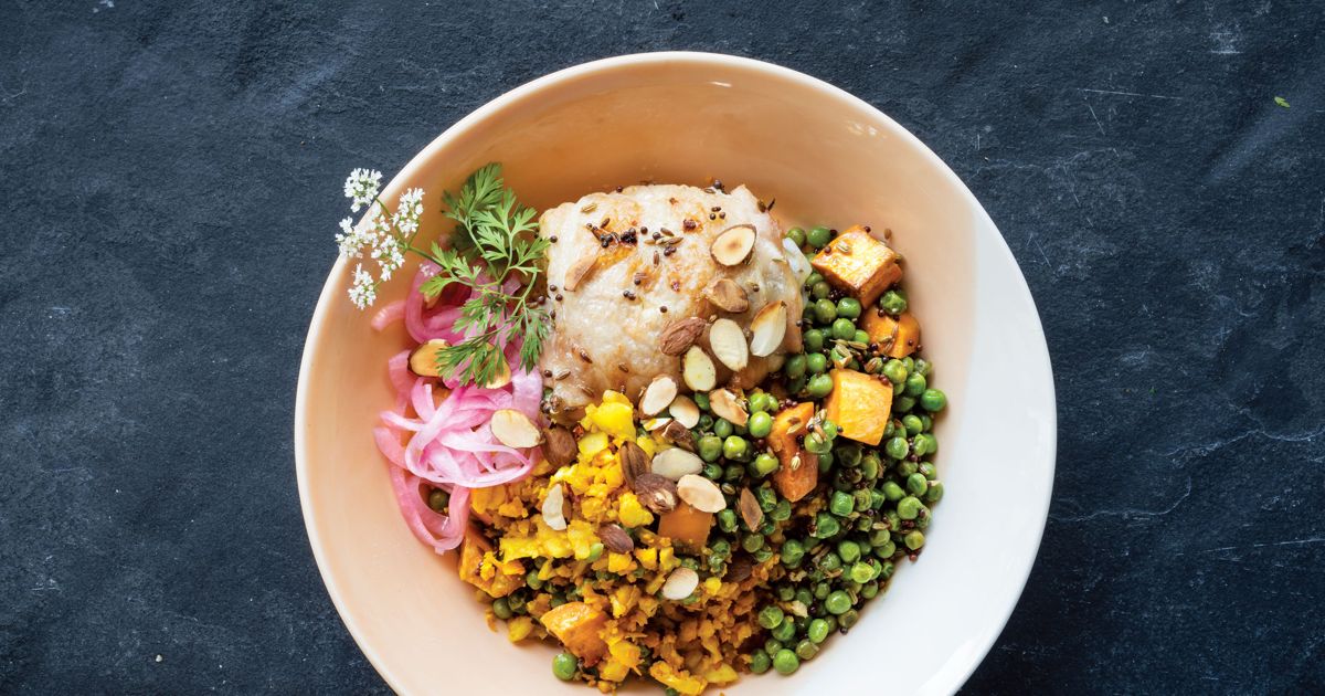 Spiced Chicken Bowl - alive magazine