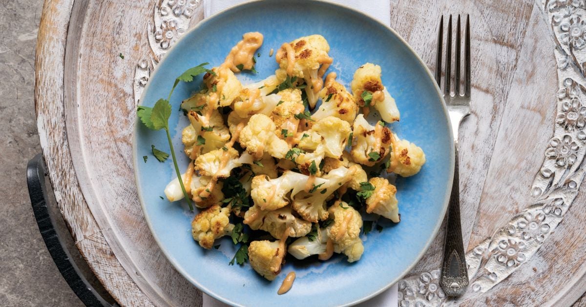 Roasted Cauli Florets with Creamy Sumptuous Sauce - alive magazine