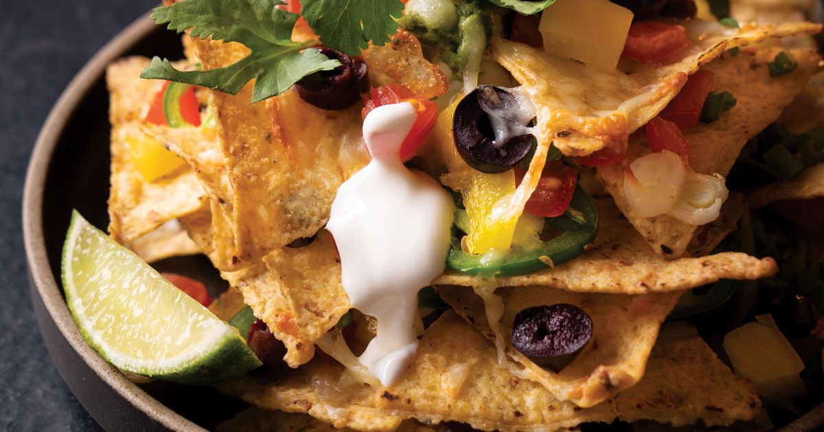 Taco Tower Crowd Pleaser with Lima Bean Spinach Hummus and Vegetable ...