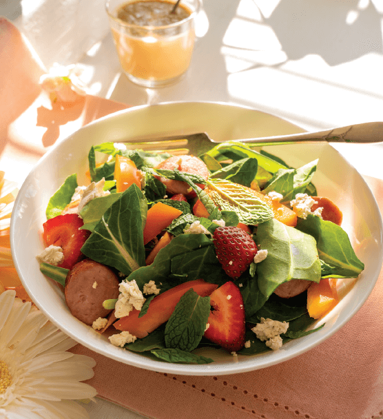 PB & J Toast Salad - alive magazine