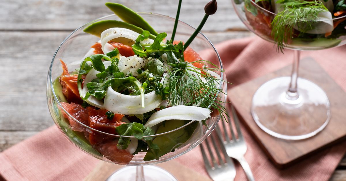 Avocado and Salmon Cocktails - alive magazine
