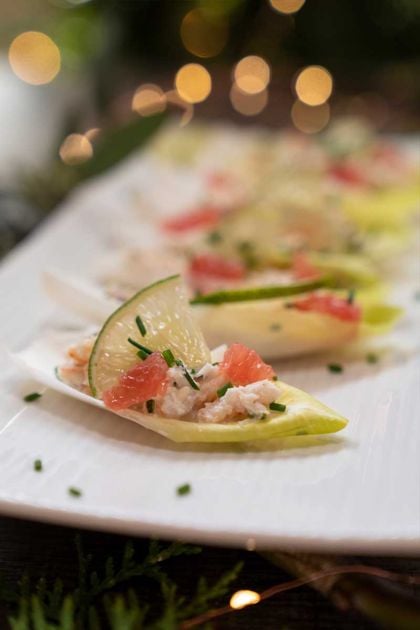 Belgian Endive Boats with Citrus Crab Salad - alive magazine