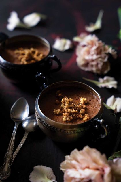 Spicy Chocolate Mousse with Churro Crumble - alive magazine