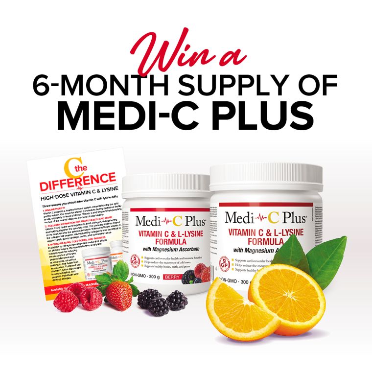 Win an Immune-Supporting Medi-C Plus Prize Pack! - alive magazine