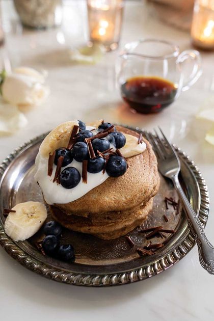 One-Bowl Cashew Milk Pancakes with the Fixins - alive magazine