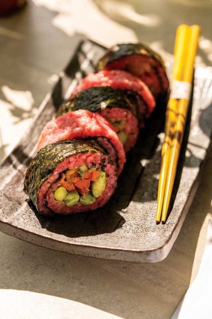 Rainbow Vegetable Sushi - alive magazine