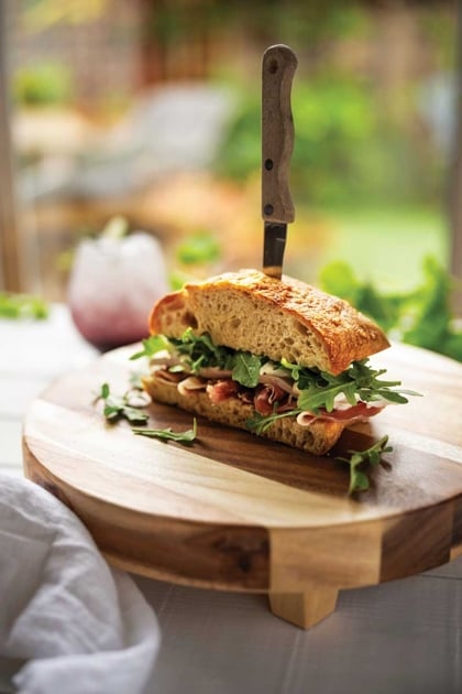 Gluten-Free Focaccia Meat Sandwich - alive magazine