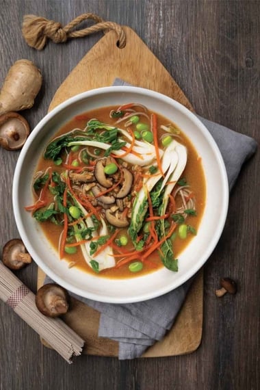 Soba Noodle Soup with Vegetables - alive magazine