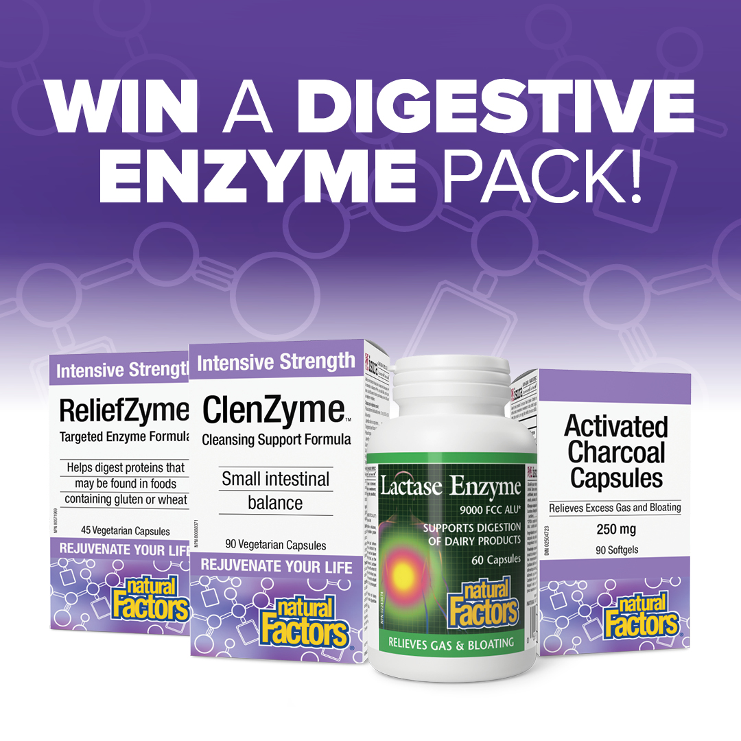 Enter to win a Gut-Healthy Prize Pack from Natural Factors! - alive ...
